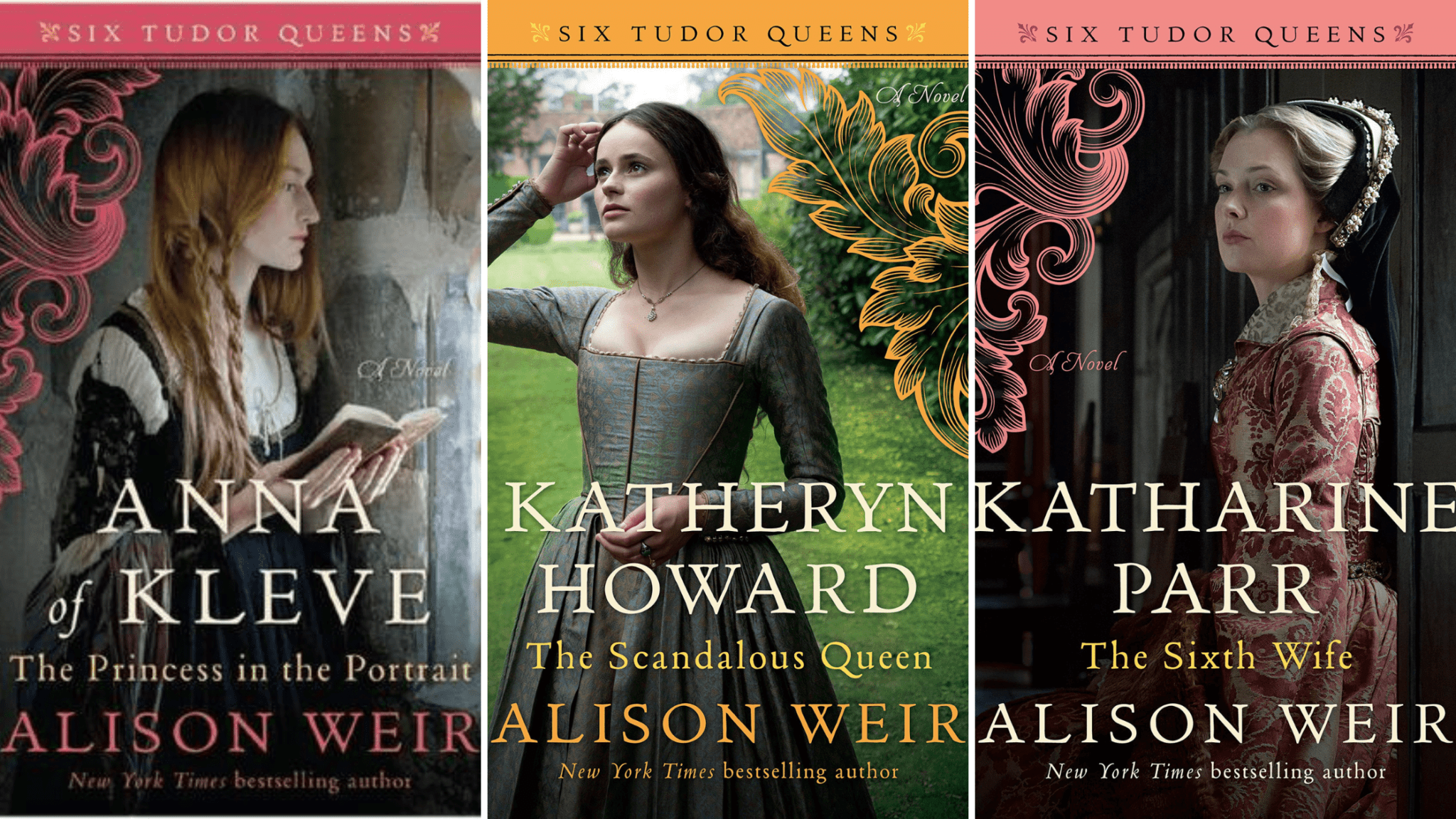 The Six Tudor Queens Series by Alison Weir - Historical Fiction