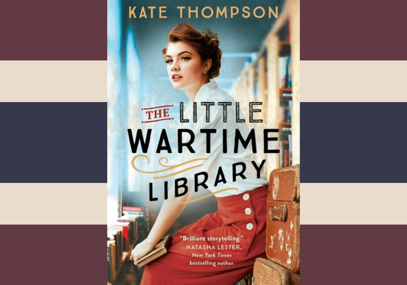 The Little Wartime Library by Kate Thompson - Cats & Coffee - Book Reviews