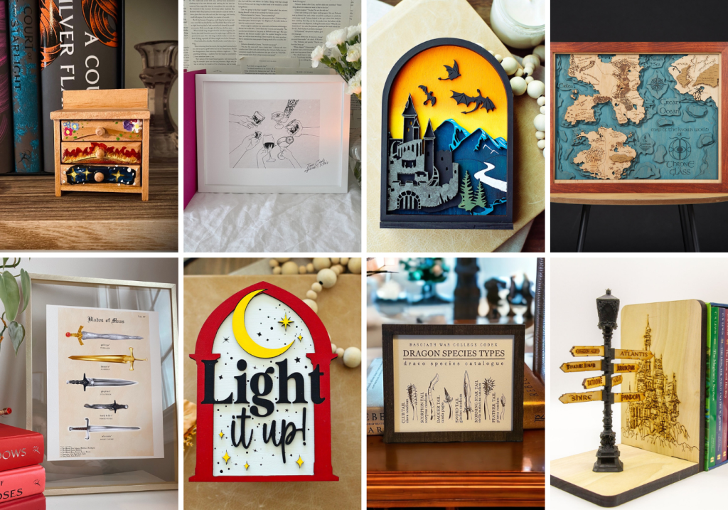 Fantasy Bookcase Decor for Your Home Library - Bookish Decor